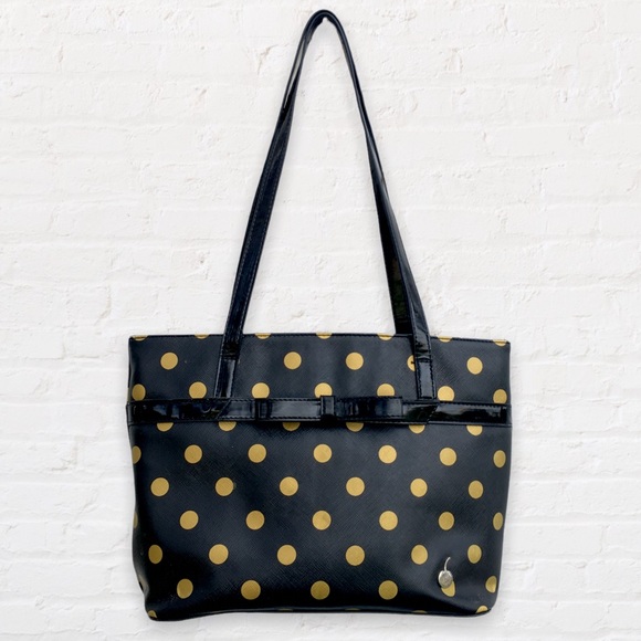 zoe sundae | Bags | Zoe Sundae Purse In Black With Bow And Gold ...